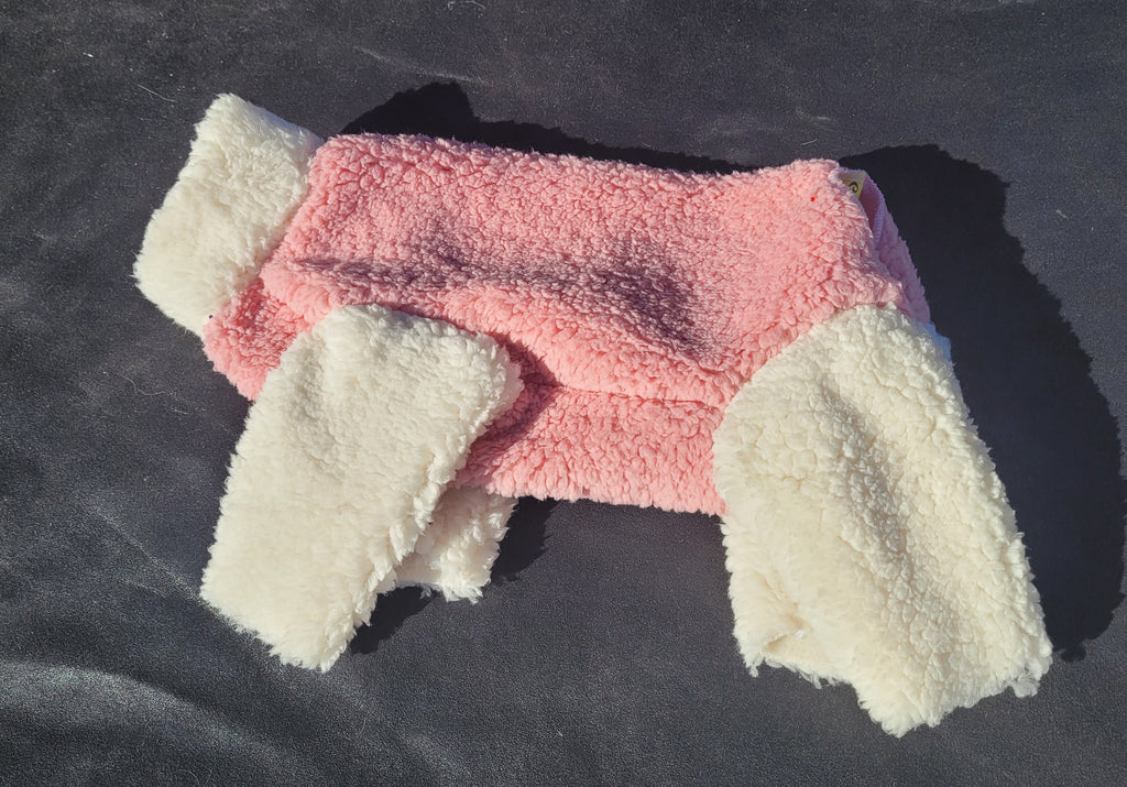 Lambie Jammie - Pink with Cream Legs – California Dogs